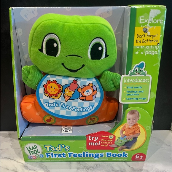 Leapfrog Toys Leapfrog Tads First Feelings Book A Plush Learning